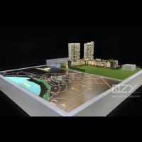 China Vientiane Business Center by Krittaphong Group |Dual-Scale Integrated Urban Model | 4.5×3.5m Oversized Commercial & Residential Model | QZYMODELS Custom Service for sale