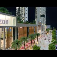 China Vientiane Business Center by Krittaphong Group |Dual-Scale Integrated Urban Model | 4.5×3.5m Oversized Commercial & Residential Model | QZYMODELS Custom Service for sale
