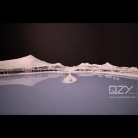 China 1:300 Scale Architectural Model | MAD Architects Foshan Nanhai Art Center Curved Building Exhibition Model for sale