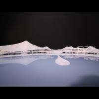 China 1:300 Scale Architectural Model | MAD Architects Foshan Nanhai Art Center Curved Building Exhibition Model for sale