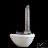 China 1:125 Interactive Architectural Model | Dubai W-Residences Luxury High-rise Tower Display Model with Synchronized Light & Music for sale