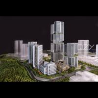 China 1:150 Large Exhibition Scale Model | Shenzhen Longgang Ecological Intelligence Valley Industrial Headquarters Complex for sale