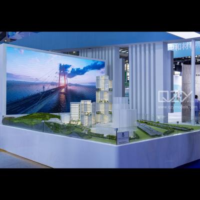 China 1:150 Large Exhibition Scale Model | Shenzhen Longgang Ecological Intelligence Valley Industrial Headquarters Complex for sale