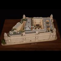 China 1:180 Scale Miniature Building Model of The OWO with ABS Material and Illumination for Display for sale