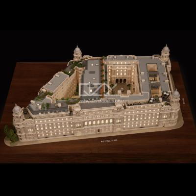 China 1:180 Scale Miniature Building Model of The OWO with ABS Material and Illumination for Display for sale