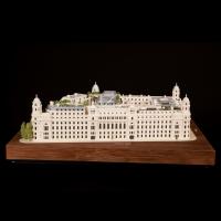 China 1:180 Scale Miniature Building Model of The OWO with ABS Material and Illumination for Display for sale