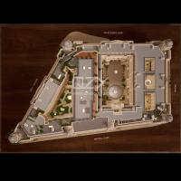 China 1:180 Scale Miniature Building Model of The OWO with ABS Material and Illumination for Display for sale