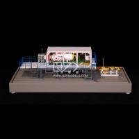 China 1:40 Scale Mobile Well Testing Unit Industrial Model | QZYMODELS for sale