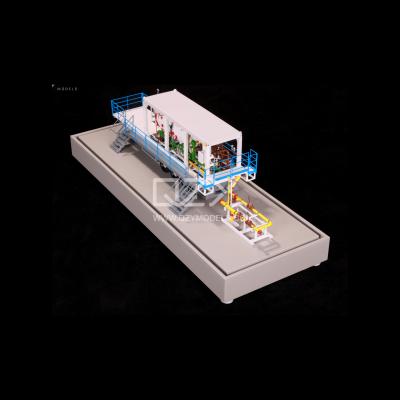 China 1:40 Scale Mobile Well Testing Unit Industrial Model | QZYMODELS for sale