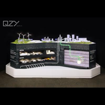 China 1:150 Cross-Section Mining & Clean Energy Scale Model | CCTEG Project by QZYMODELS for sale