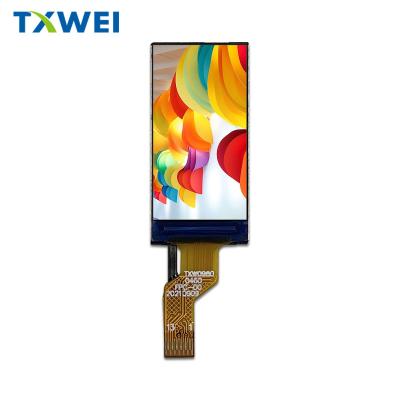 China 0.96-inch 80×160 SPI TFT LCD Display with 500cd/m² Brightness and 13.5×27.95mm Size for sale