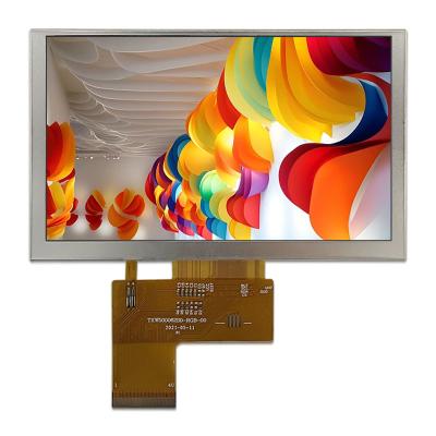 China 5.0-inch TFT LCD Display Panel 800×480 Resolution 650cd/m² Brightness for Industrial Medical Equipment for sale