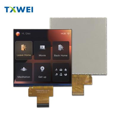 China 3.95-Inch 480×480 High-Brightness TFT LCD Display Module with 400 cd/m² and RGB Interface for sale
