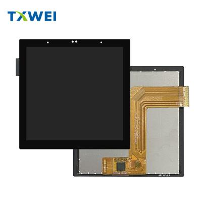 China 3.95 Inch 480×480 IPS TFT LCD Touch Screen Display Module with 350 cd/m² Brightness and MIPI Interface for sale
