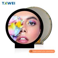 China 2.76-Inch Round Capacitive Touch Screen 480×480 Resolution Industrial Display with 550 cd/m² Brightness for sale