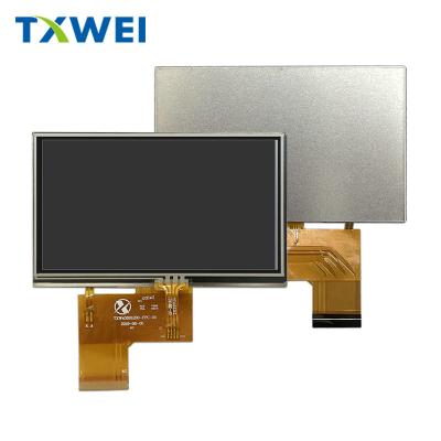 China 4.3 Inch 480x272 IPS TFT LCD Display 450cd/m² for Industrial Medical Equipment for sale
