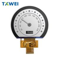 China TXWEI 3.54 Inch 640x800 Circular TFT LCD Display 1500cd/m2 High Brightness for Automotive Instrument for sale
