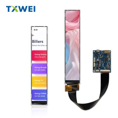 China 6.9-inch 280×1424 HDMI TFT LCD Display Module with 500cd/m² Brightness for Medical and Industrial Applications for sale