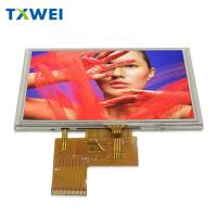 China High Brightness 550nits IPS LCD Panel 800x480 5 Inch TFT LCD Display for sale