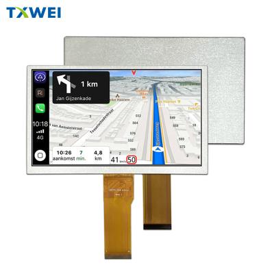 China 7-inch TFT LCD Display 800 cd/m² Brightness 1024×600 Resolution IPS Panel for Industrial Applications for sale
