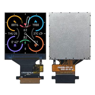 China 1.3-inch Square IPS TFT LCD Display 240x240 Resolution 450cd/m² Brightness with ST7789V Driver IC for sale