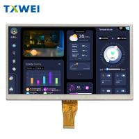 China 10.1 Inch 1024×600 TFT LCD Screen with LVDS Interface, 300 Nits Brightness for Car Navigation for sale