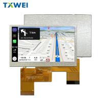 China 4.3 Inch 800x480 RGB 1200nits Electric Vehicle Dashboard TFT LCD Display for sale