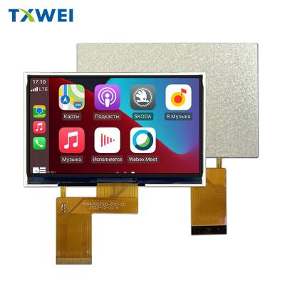 China 4.3 Inch 480x272 TFT LCD Display 350nits Industrial Endoscope Panel for sale