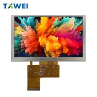 China 5-inch LCD Display Screen 800 * 480 650nits Brightness RGB Interface Customizable Touch Screen for sale