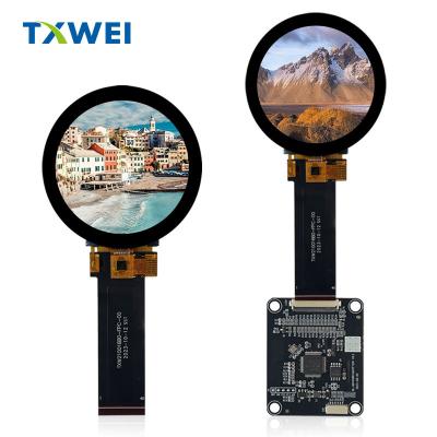 China 2.1-inch 480×480 Circular TFT LCD Display with HDMI Driver Board and USART Interface - 400cd/m² Brightness for sale