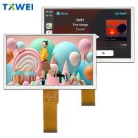 China 7-inch TFT LCD Display 1024x600 Resolution 800 Nits Brightness with 50-pin RGB Interface HX8282A11 for sale
