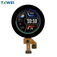 China 1.3-Inch Round TFT LCD Display 240×240 Resolution 500cd/m² Brightness for Smart Wearables for sale