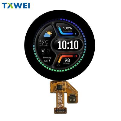China 1.3-Inch Round TFT LCD Display 240×240 Resolution 500cd/m² Brightness for Smart Wearables for sale