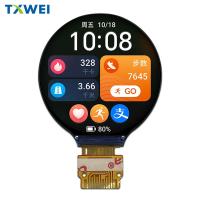 China 1.3 Inch 240x240 Round TFT LCD Display IPS Full View High Brightness 550cd/m2 for Smart Wearable for sale