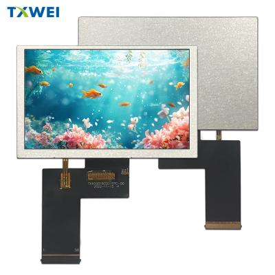 China IPS Capacitive 1200nits TFT LCD Display Screen 5 Inch 800*480 RGB Interface for sale