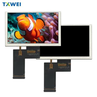 China 5-inch 800×480 TFT LCD Display Module with 1200cd/m² Brightness and -30°C to 85°C Operating Range for sale
