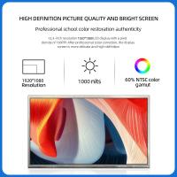 China 13.3 Inch EDP TFT LCD Display 1920x1080 1000cd/m2 High Brightness Outdoor Screen 30 Pins for sale