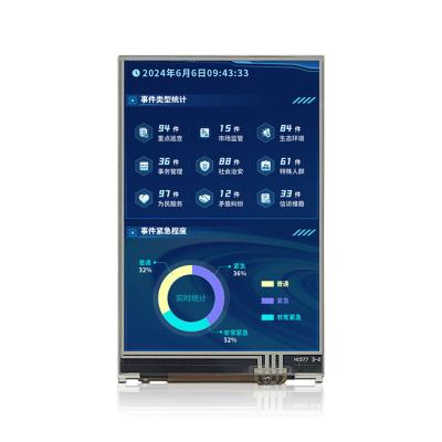 China 3.5 inch TFT LCD 320x480 ILI9488 Dash Cam Display with Resistive Touch Panel RGB Interface for sale