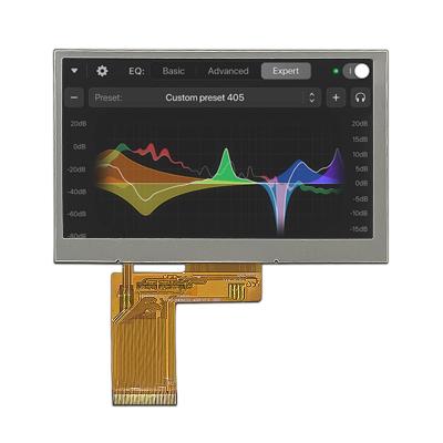 China 4.3 Inch TFT LCD Display Module 480x272 IPS High Brightness 450 Nits PCAP Touch for sale