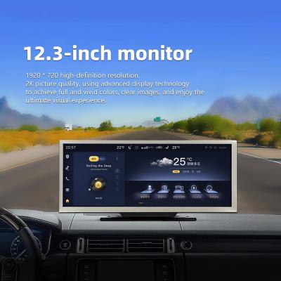 China 12.3-inch IPS TFT LCD Display Module 1920*720 Bar Screen LVDS Interface 50pin for sale