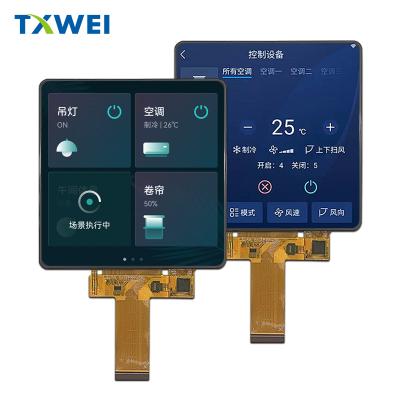 China 3.95-inch 4-inch IPS full view LCD screen 720 * 720 square screen 30PIN with capacitive touch for sale
