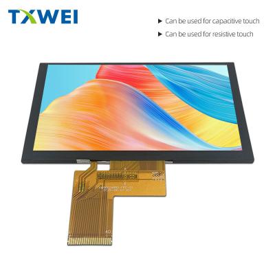 China 5 inch 800x480 IPS LCD Display 600 nits RGB Interface Smart Mirror Medical Monitor for sale