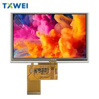 China 5 inch 800x480 TFT Resistive Touch Screen Industrial Display Monitor 24-bit RGB Wide Temp for sale