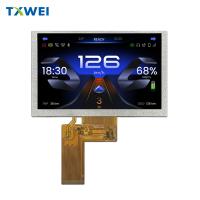 China 5.0 Inch 1900nits Sunlight Readable TFT LCD Display 800x480 24-bit RGB Wide Temperature Industrial for sale