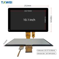 China 10.1 Inch Capacitive Touch TFT LCD Display 1024x600 24-bit RGB Interface Industrial Touch Screen for sale