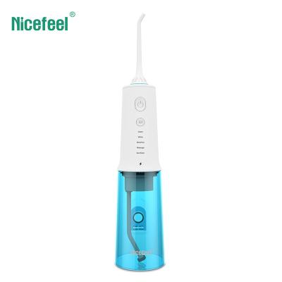 China FDA Travel Portable Oral Irrigator Rechargeable Cordless Water Flosser Lithium Battery for sale