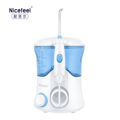 China 6 Interchangeable Jet Dental Water Flosser 25psi Table Top Water Flosser FC169 for sale