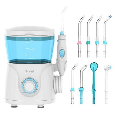 China 600ml Smart Water Flosser Oral Care IPX7 Nozzles Electronic Irrigator Fc165 for sale