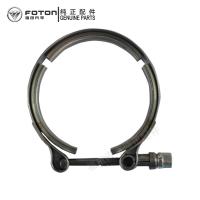 China Leaderparts Foton Truck Accessories Adjustable Electroplated Stainless Steel Worm Gear Pipe V-Clamp for sale