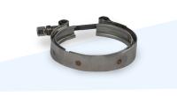 China Leaderparts Foton Truck Accessories Adjustable Electroplated Stainless Steel Worm Gear Pipe V-Clamp for sale